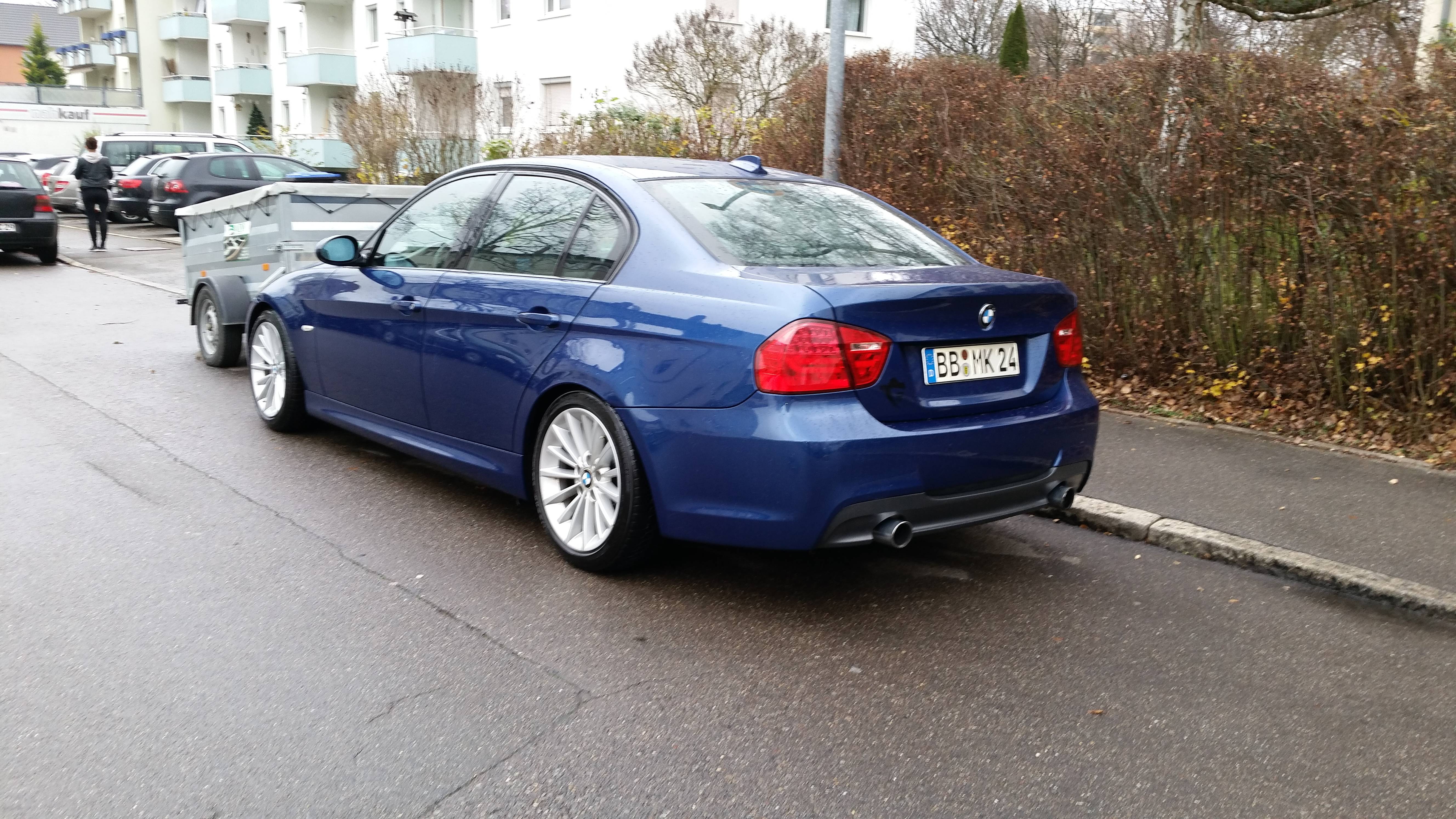 BMW E90 325D VFL // Le-mans-blau Metallic // M-Paket // 19 Zoll ...