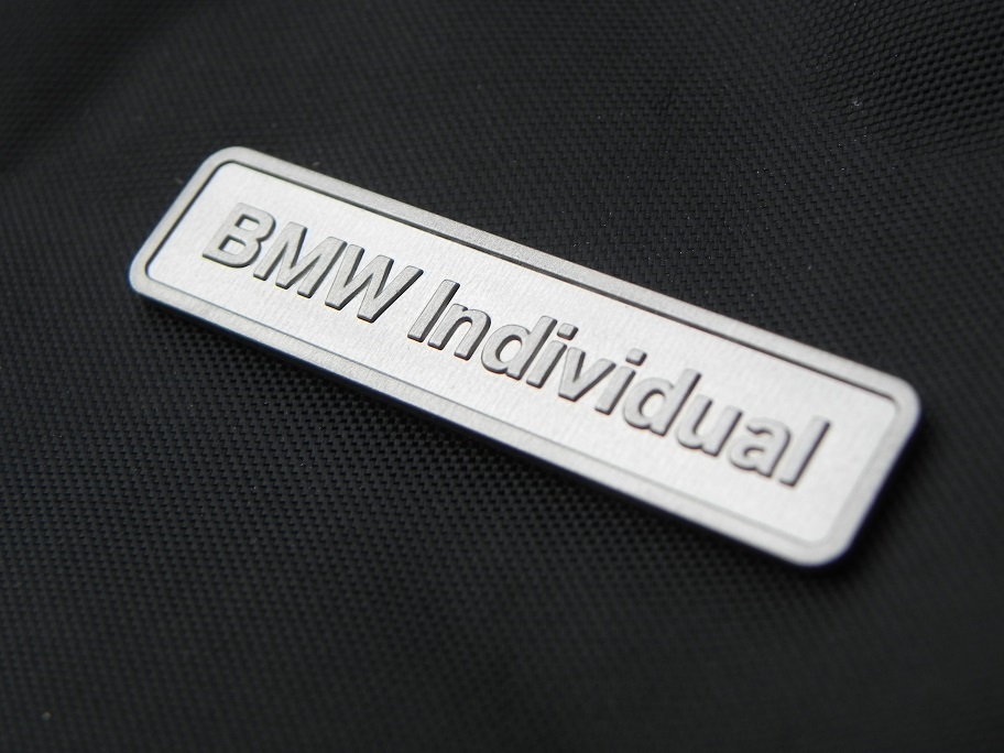 Original BMW Individual Logo Emblem Sign Aluminium e39 e60 e61 f10 f11 ...