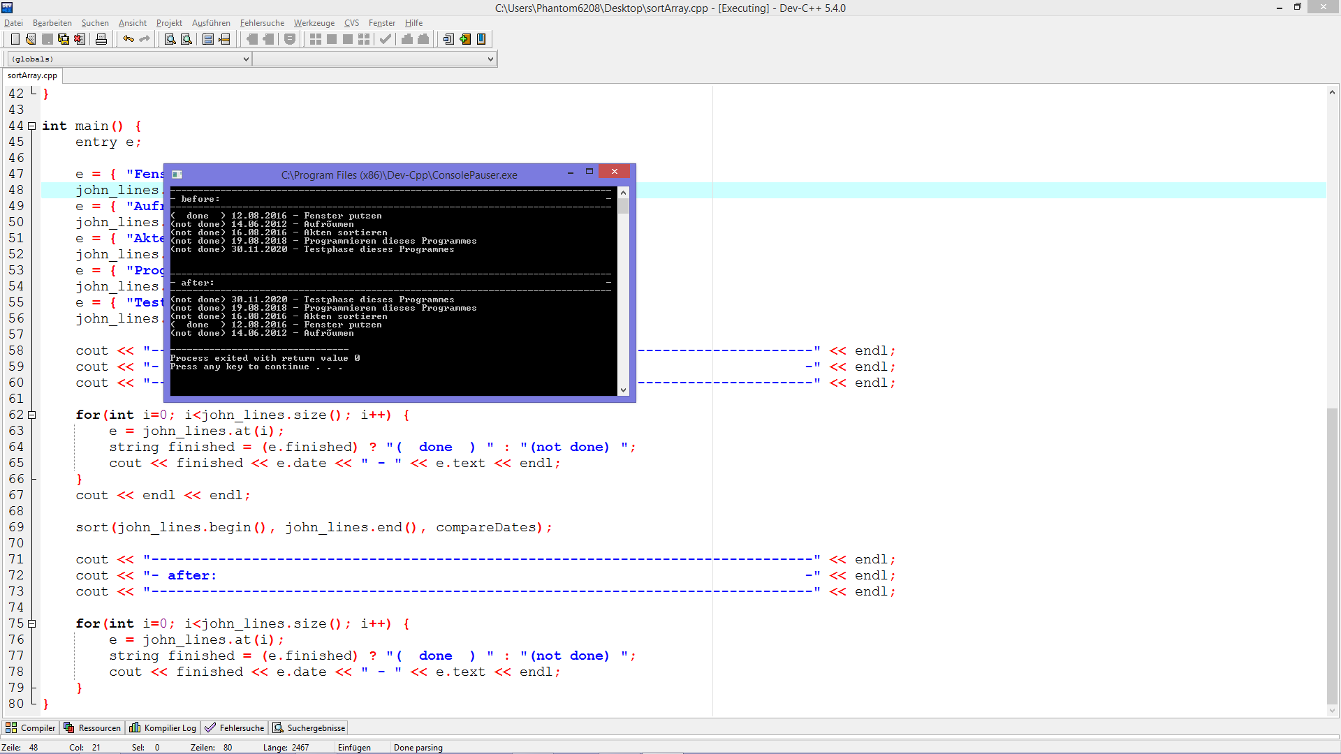 sorting - Visual C++: "member function already defined or declared ...