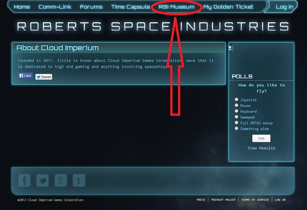 RSI MUSEUM: Reloaded - All Chris Roberts Games! - Star Citizen Spectrum